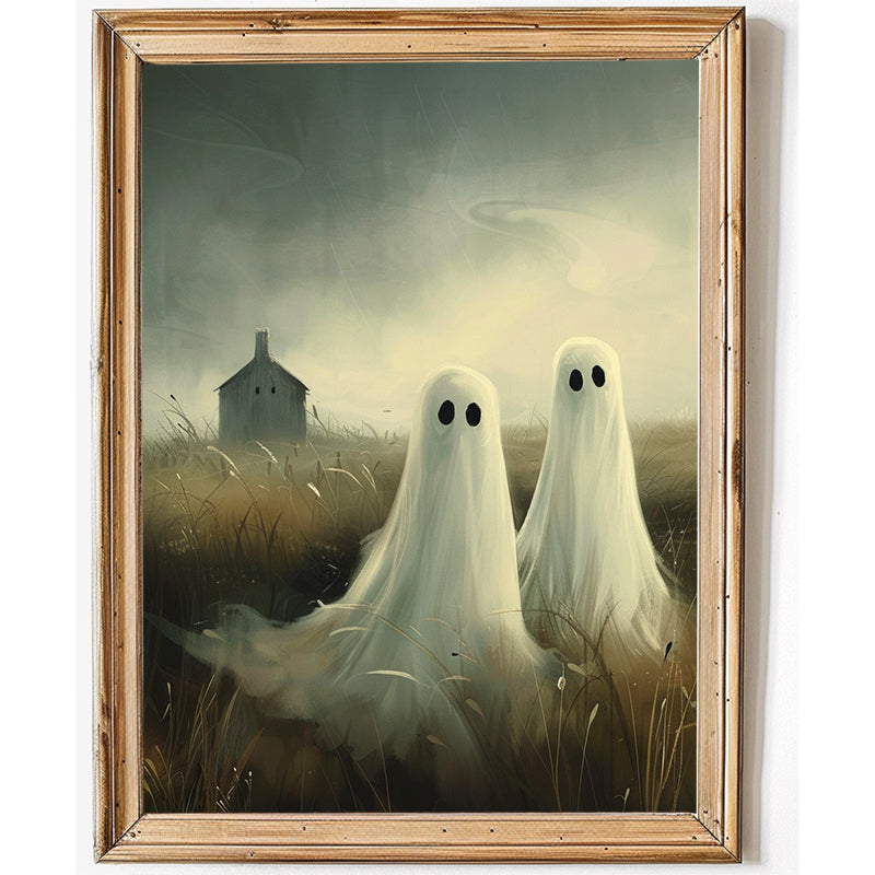 Ghosts in the Wild, Halloween Poster, Wall Decor. Unframed – Hallowitch ...